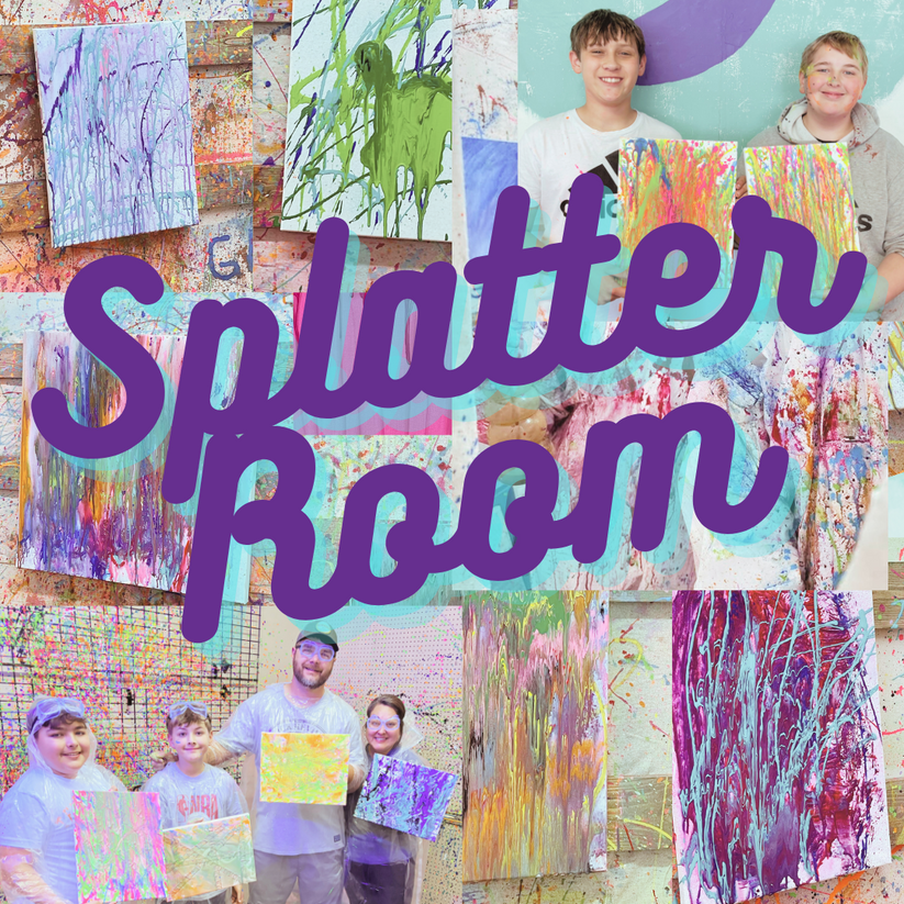 Splatter Room Experience – Painted Turtle Craft Co